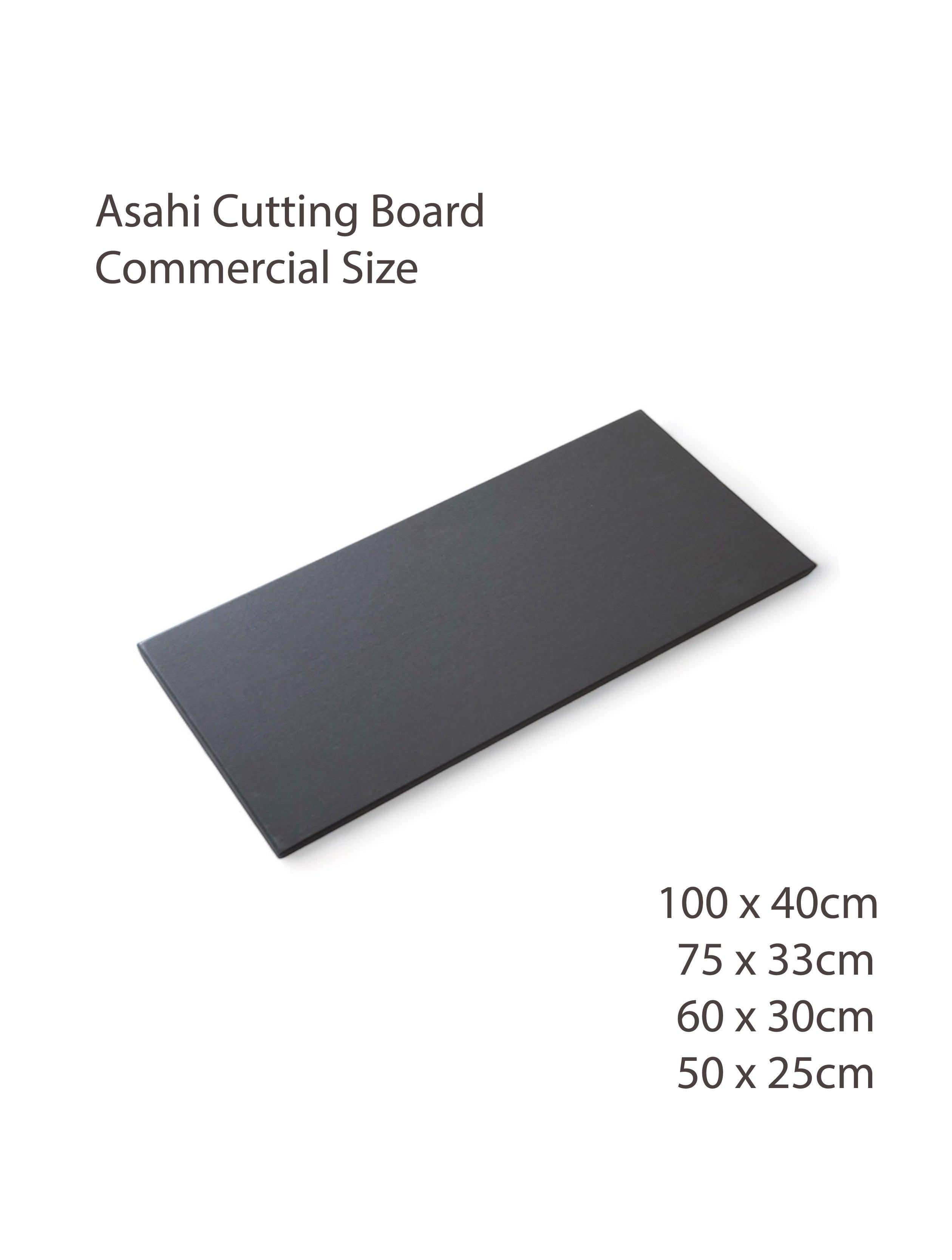 Parker Asahi Synthetic Rubber Cutting Board - Commercial Size, Black ...