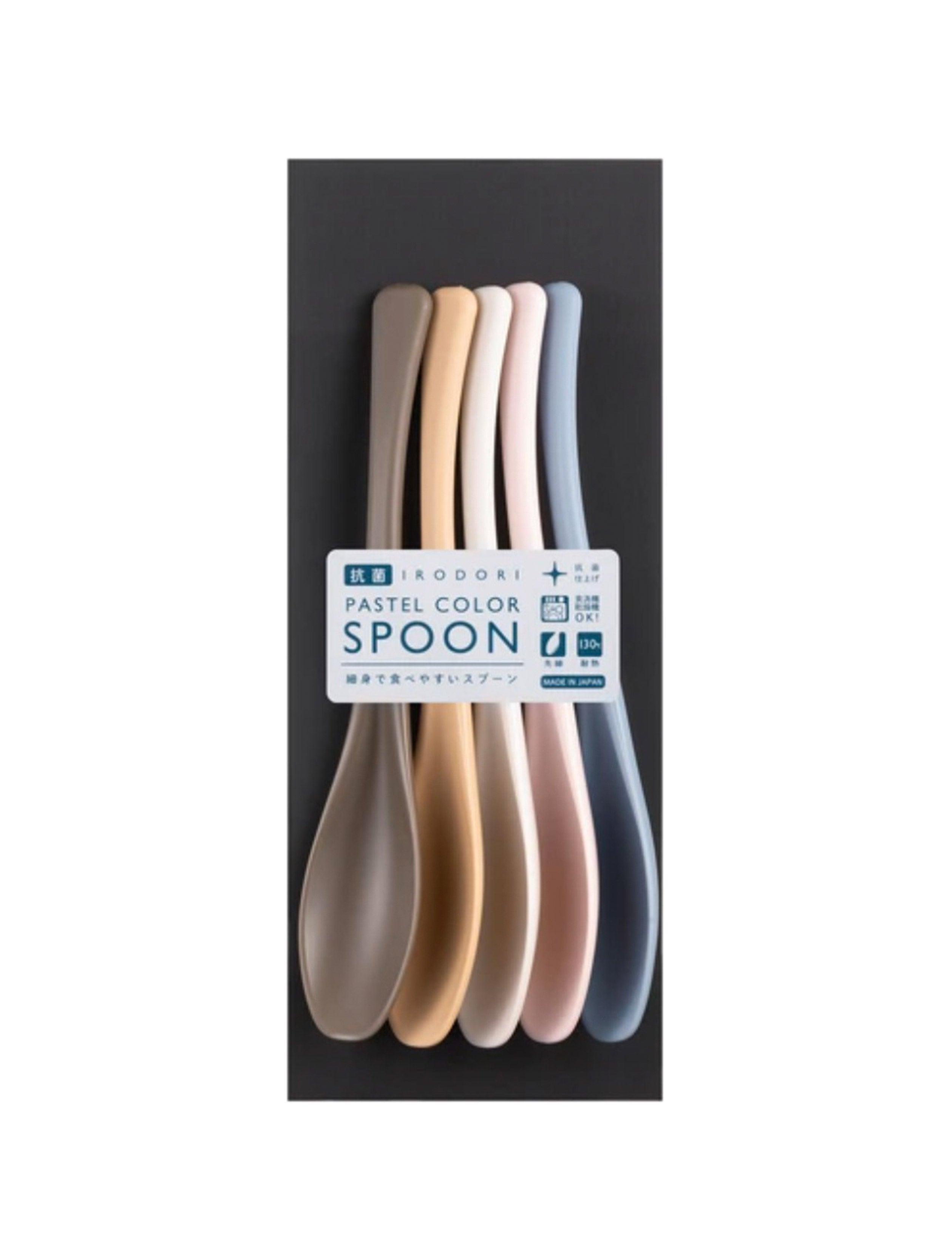 Antibacterial Irodori Lunch Spoon 5p – WISTOS Australia