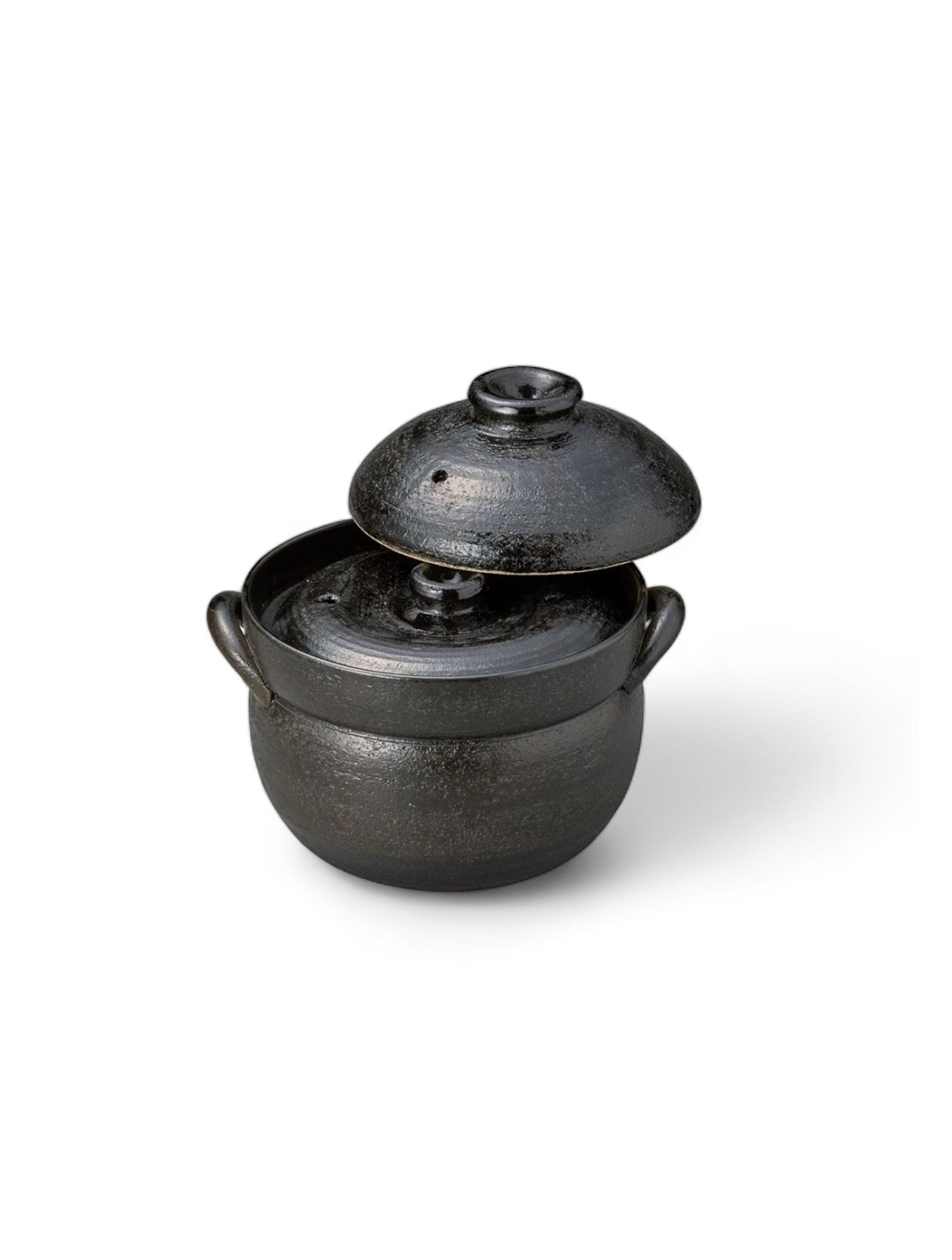 Clay Pot Rigyo Kokuyu Rice Cooker 4 cups Black – WISTOS Australia