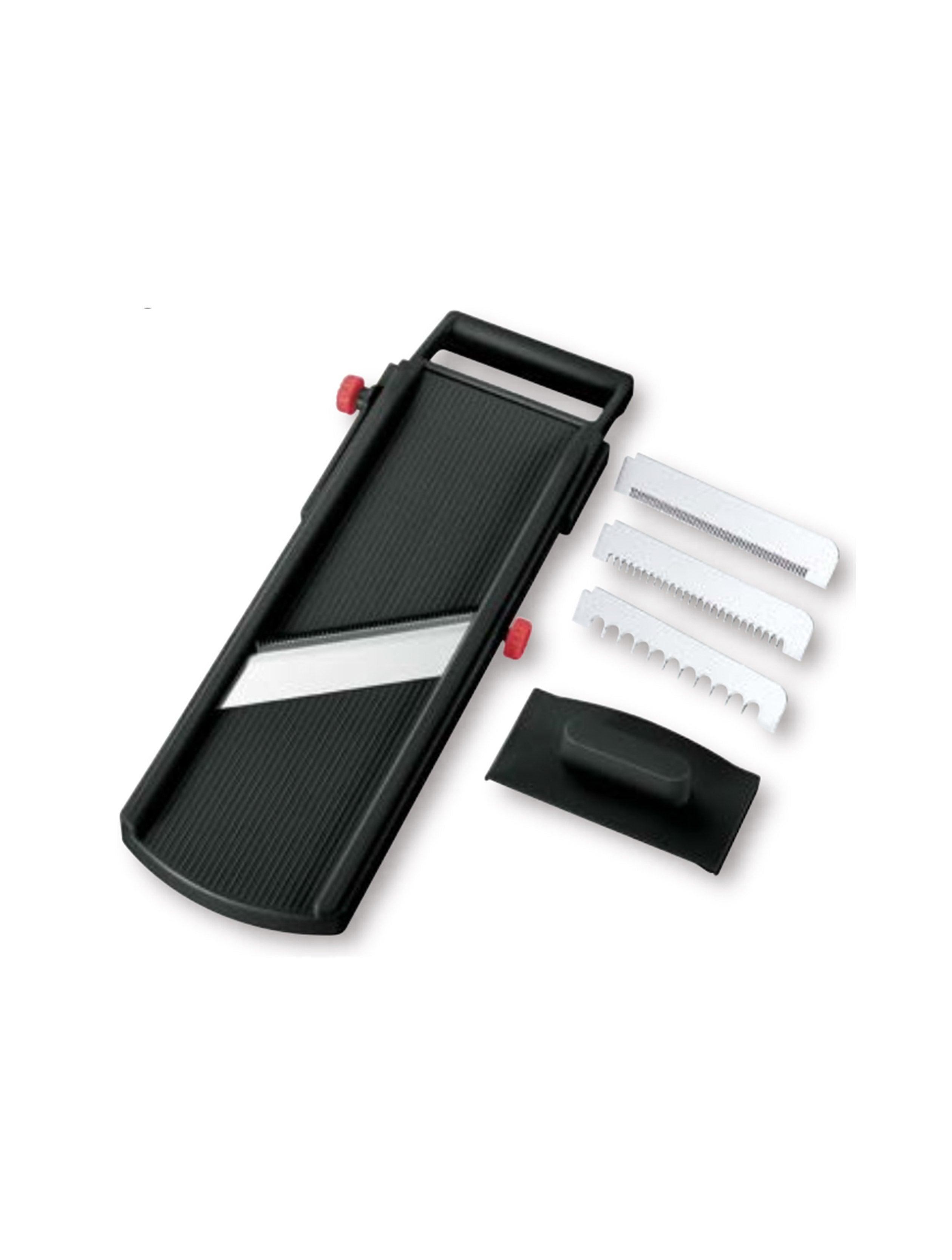 Shimomura - Vegetable Slicer, Julienne, Mandolin, Wide Black 76mm ...